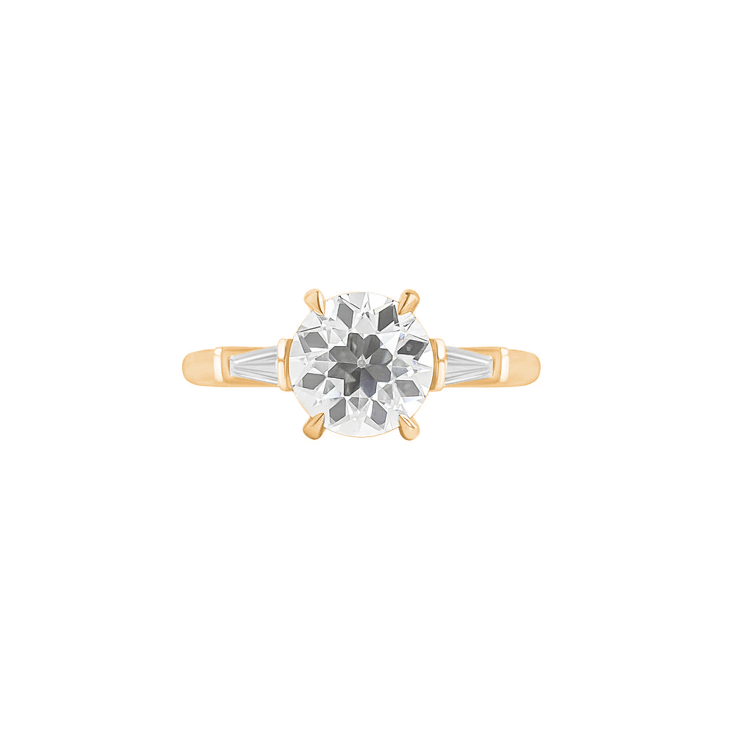 Grace Round Lab Grown Engagement Ring – Hera